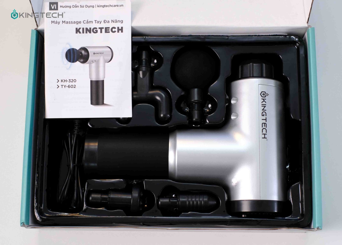 Đánh giá chi tiết súng massage Kingtech KH-320